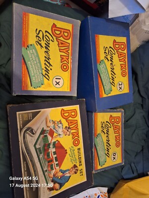 4 Bayko Sets 1 Building 3 Converting | eBay UK