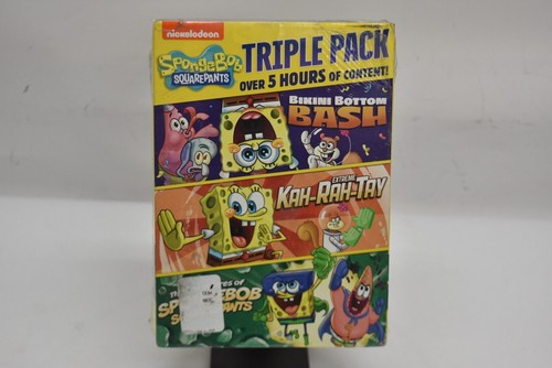 Spongebob Squarepants Triple Pack (3-Disc Set) - Brand New - DVD ...