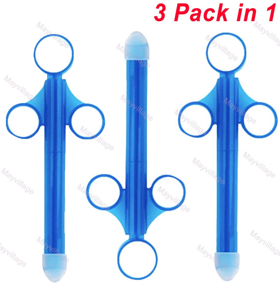2x Lube Personal Lubricant Water Based Sex-Lubricant Launcher Injector ...