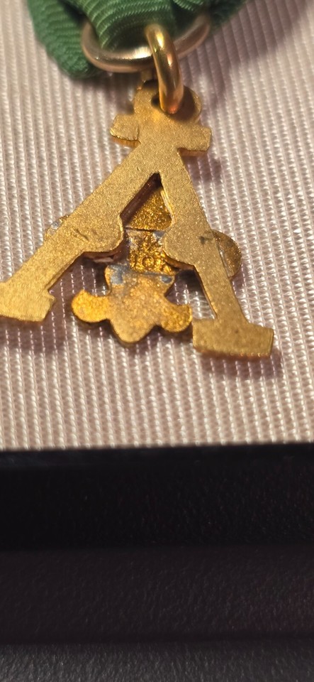 Vintage BSA Boy Scouts of America Scouter's Award Medal & Ribbon GOLD ...