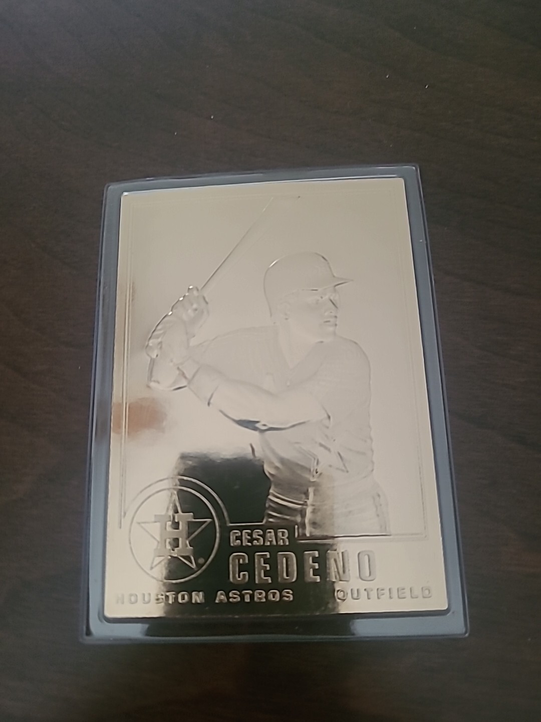 Nice 1996 Danbury Mint 22k Gold Cesar Cedeno Card In Holder | eBay