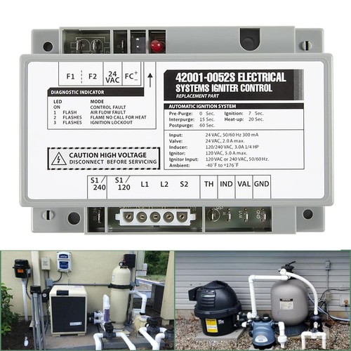 42001-0052S Igniter Control Module Kit Fit for MasterTemp & Sta-Rite ...