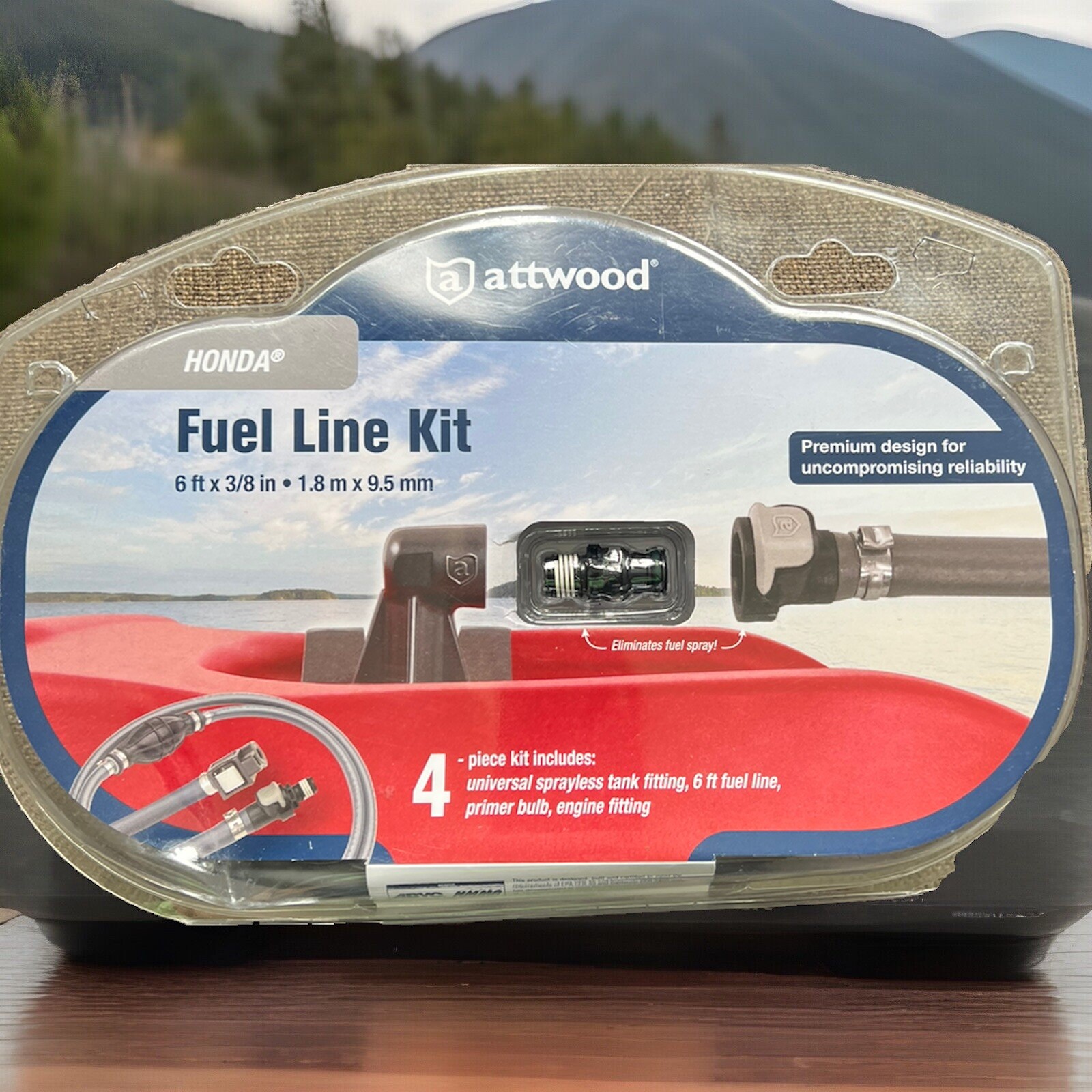 ATTWOOD HONDA FUEL LINE KIT 3/8" X 6' 93806HUS7 | eBay