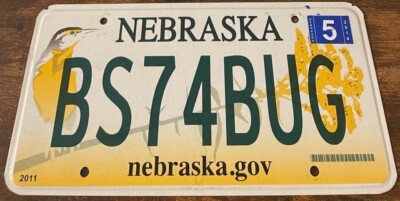 BS74BUG Vanity License Plate BS 1974 Volkswagen Bug | eBay