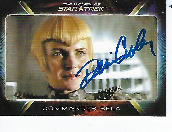 DENISE CROSBY SIGNED 2010 WOMEN OF STAR TREK #52 - COMMANDER SELA | eBay