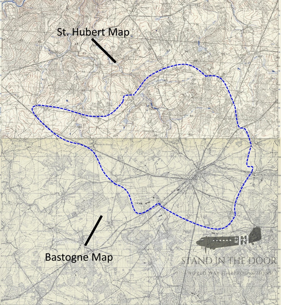 Simple Battle Of The Bulge Map