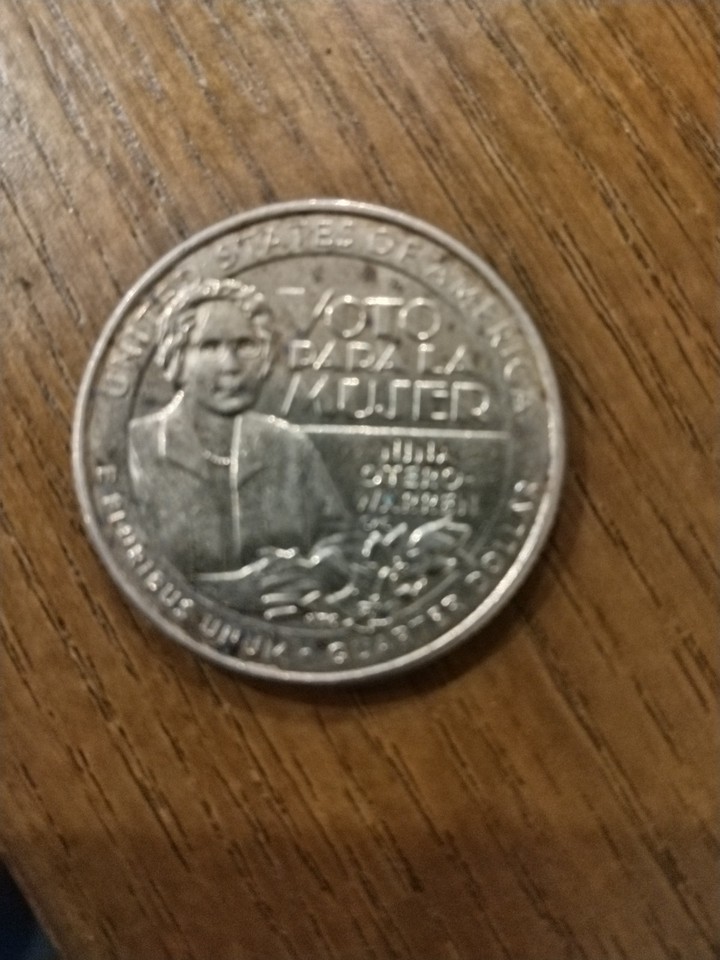 2022 D Voto Para La Mujer Quarter Coin NINA OTERO WARREN In God We ...