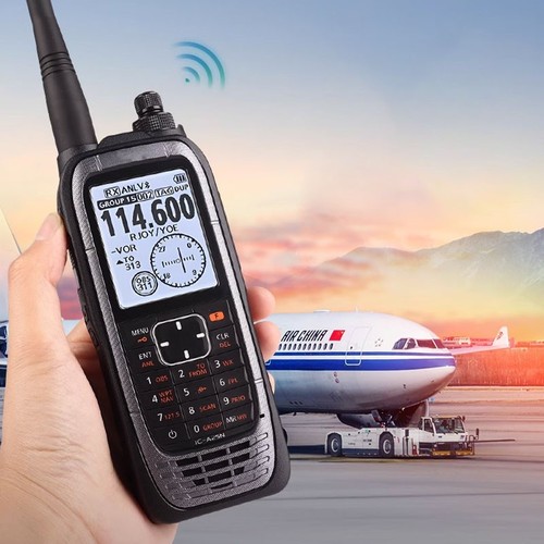 IC-A25N Aviation Handheld Walkie Talkie 6W PEP Built-in GPS IP57 ...