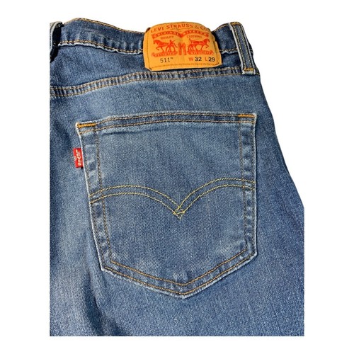 Levis 511 Men's Slim Straight Leg Denim Blue Jeans 32 x 29 (See ...