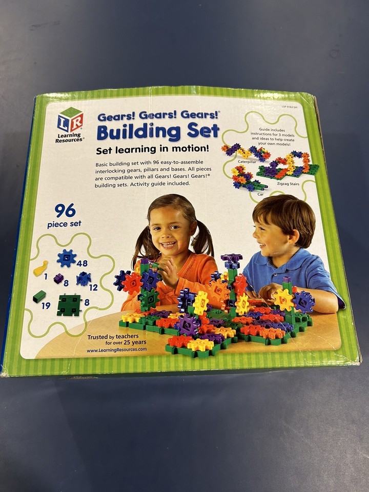 Learning Resources Gear Cogs Beginners Building Set 9162 STEM ...