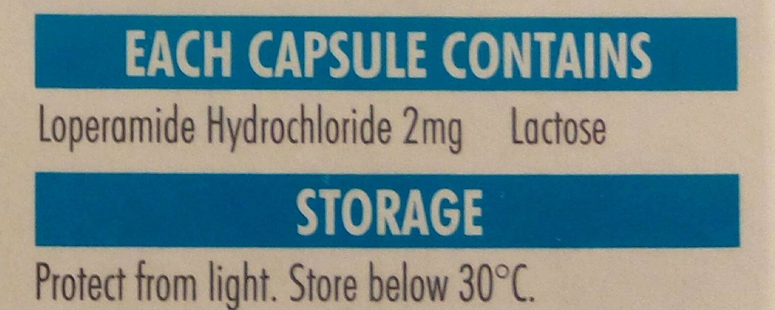 GASTRO-STOP Generic DIARRHOEA RELIEF 20 CAPSULES = IMODIUM QLD Stock ...