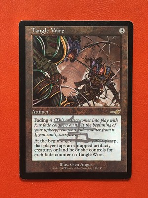 MTG - 1x Tangle Wire - Nemesis - signed by Glen Angus | eBay
