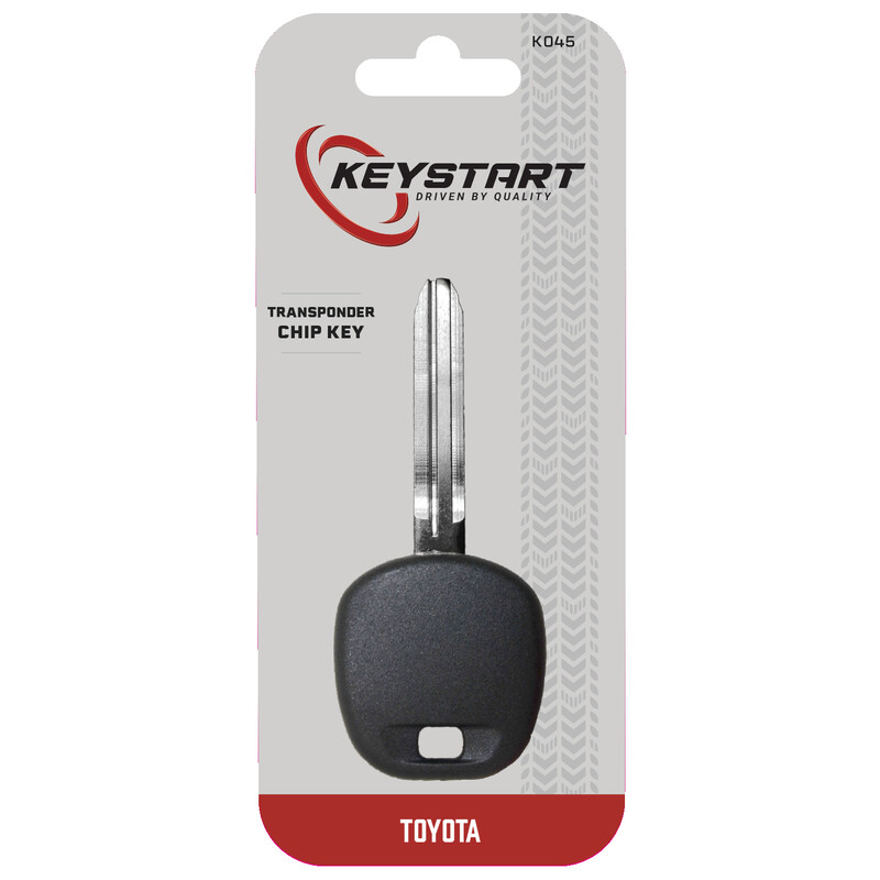 Chipkey Transponder Key Automotive TOY43AT4 Double For Toyota Black ...