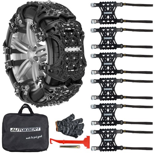 6Pcs Universal Wheel Tire Snow Chains For Car Truck Anti-skid Emergency ...