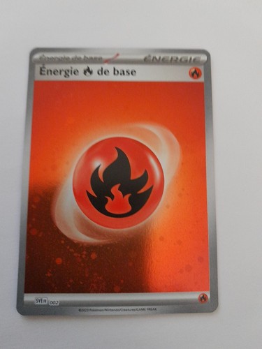 Carte Pokemon ENERGIE FEU 002 HOLO SVE EV3.5 MEW 151 FR NEUF | eBay