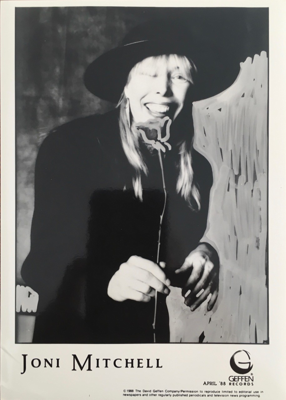 Joni Mitchell - Original Geffen Records Promo Photo 7 x 5 (18cm x 13cm ...