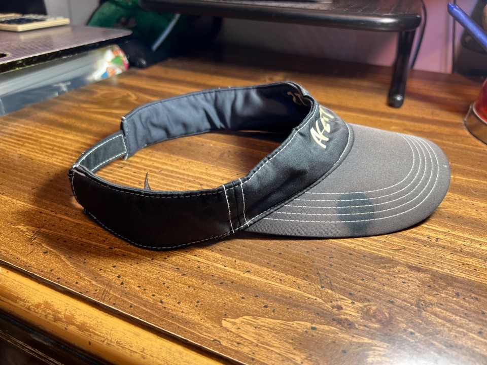 Nike Golf™ NetJets QS Dry Fit Black VISOR Hat Private Jet Tour Masters ...