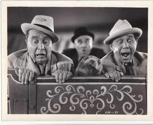 Chic Johnson + Ole Olsen in All Over Town (1937) PORTRAIT VINTAGE ORIG ...