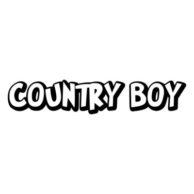 7.7" COUNTRY BOY Vinyl Decal Sticker Car Window Laptop Redneck Hick ...