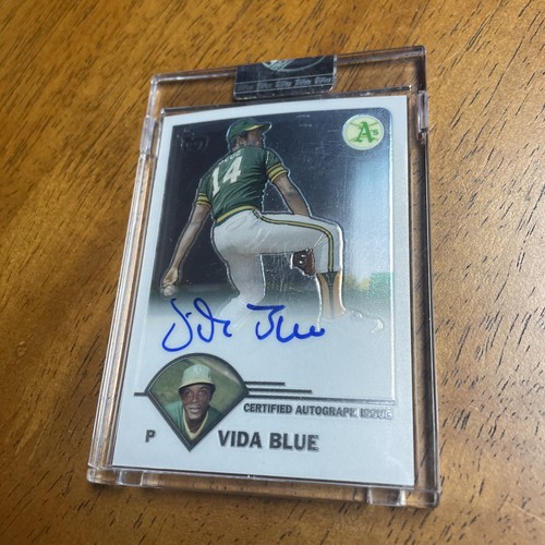 2003 Topps Retired Signature Edition - Autographs #TA-VB Vida Blue (AU ...