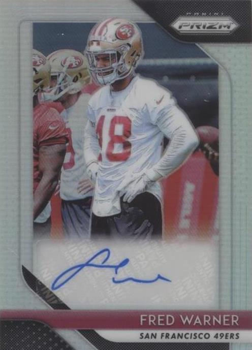 2018 Panini Prizm - Rookie Autographs Fred Warner #RA-FW (AU, RC) for ...