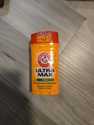 Arm & Hammer ULTRA MAX Deodorant- Fresh- Solid - 2.6oz- Twin Pack | eBay