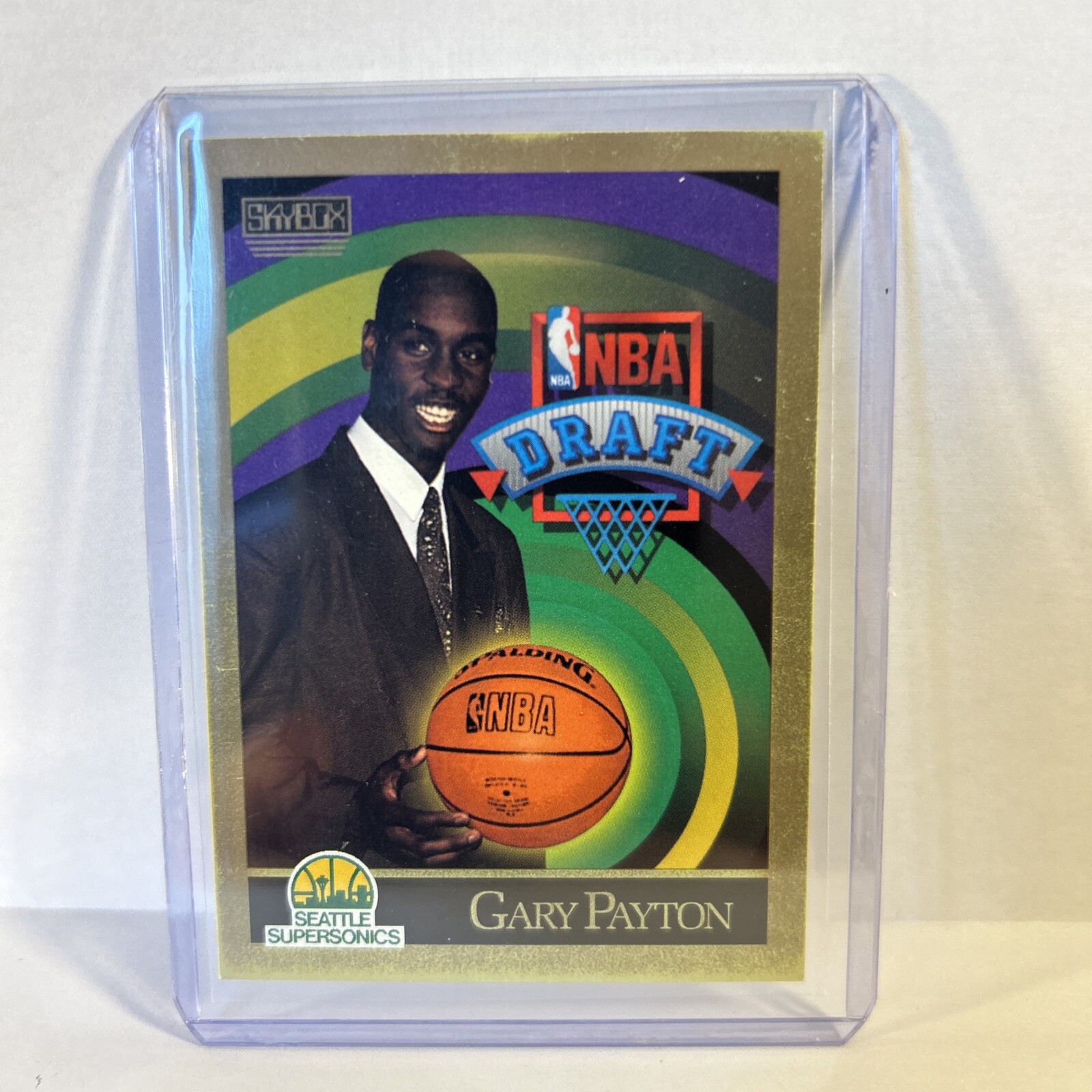 Gary Payton 1990-91 Skybox NBA DRAFT ROOKIE Card #365 Supersonics | eBay