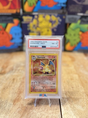 Pokemon PSA 8 NM-MT 1999 Charizard Base Set Holo Card | eBay