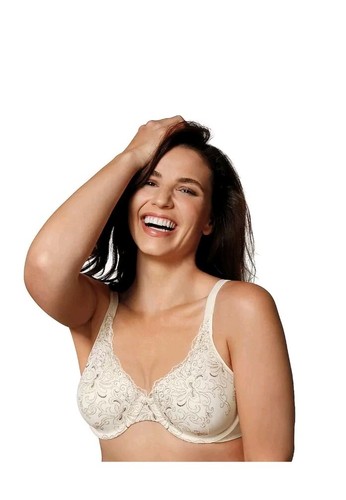 Playtex Side-Smoothing Embroidered Bra 4513 Mother Of Pearl Size 38D | eBay