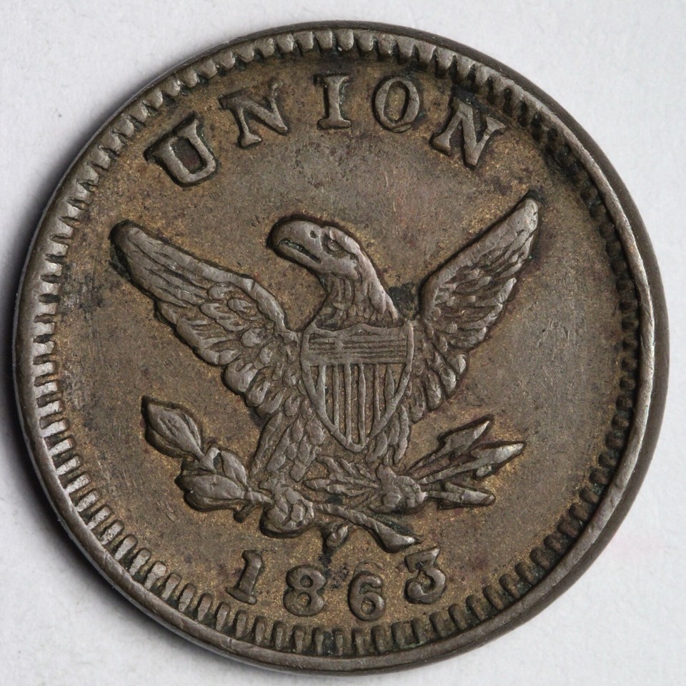 1864 1863 Union Civil War Token E173 WYNM | eBay