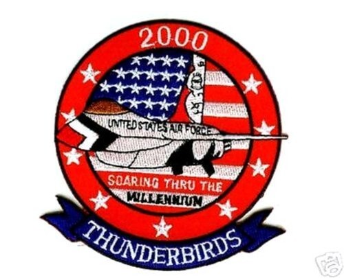 USAF Thunderbirds Affichage Équipe Y2K YEAR-2000 Millennium Commémorative Patch | eBay