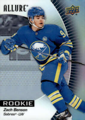 ZACH BENSON 2023-24 RC Upper Deck Allure Black Rainbow #115 ROOKIE Sab ...