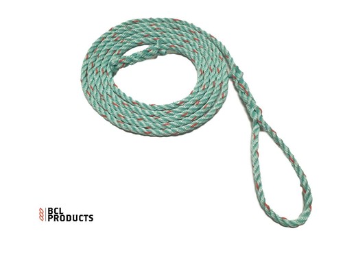14mm 3 Strand Polysteel Mooring Rope With Loop & Back Splice Choose ...
