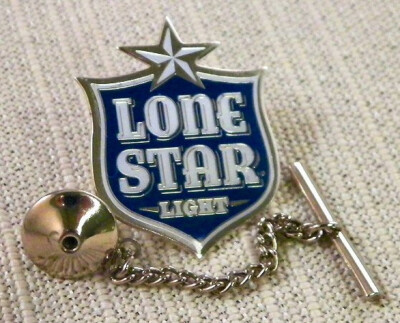 Lone Star Light Beer Tie Tack Pin and Chain Clasp | eBay