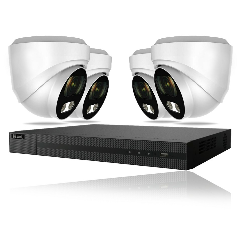HIKVISION 4K COLORVU CCTV SYSTEM 8MP DVR OUTDOOR NIGHTVISION SECURITY ...