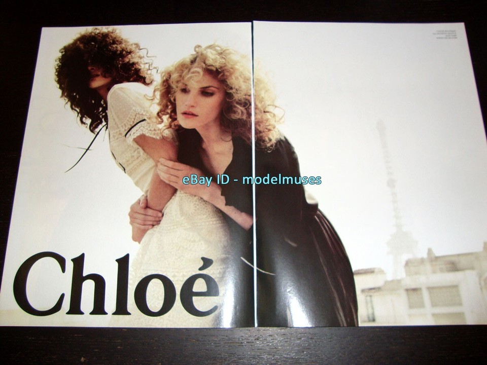 CHLOE 4-Pg Magazine PRINT AD Fall 2005 TASHA TILBERG Missy Rayder INEZ ...
