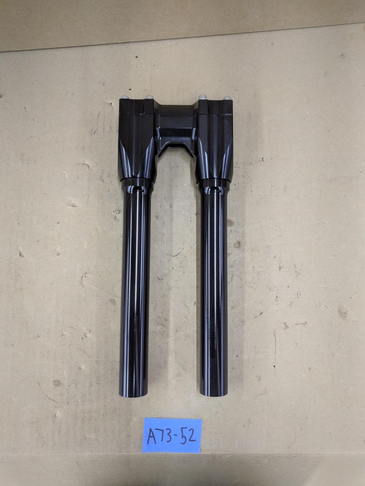 Kraus Moto Straight 12 Inch Risers With 1" Clamp Size Harley Dyna ...