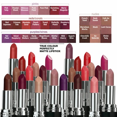 Avon Lipstick Color Chart Avon Lipstick Shade List Organized By Color