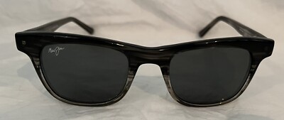 Maui Jim ALOHA FRIDAY Sunglasses MJ 241-11 Grey Stripe W/ Grey ...