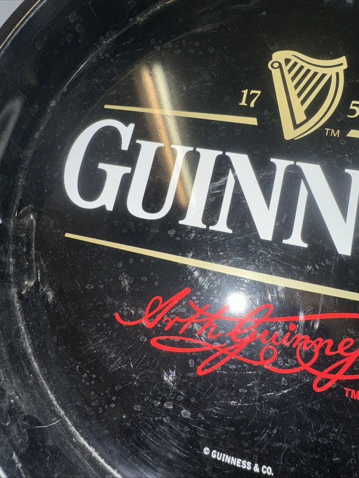 GUINNESS BREWING RARE METAL 13 INCH BEER TRAY 1759 GUINNESS IRELAND | eBay
