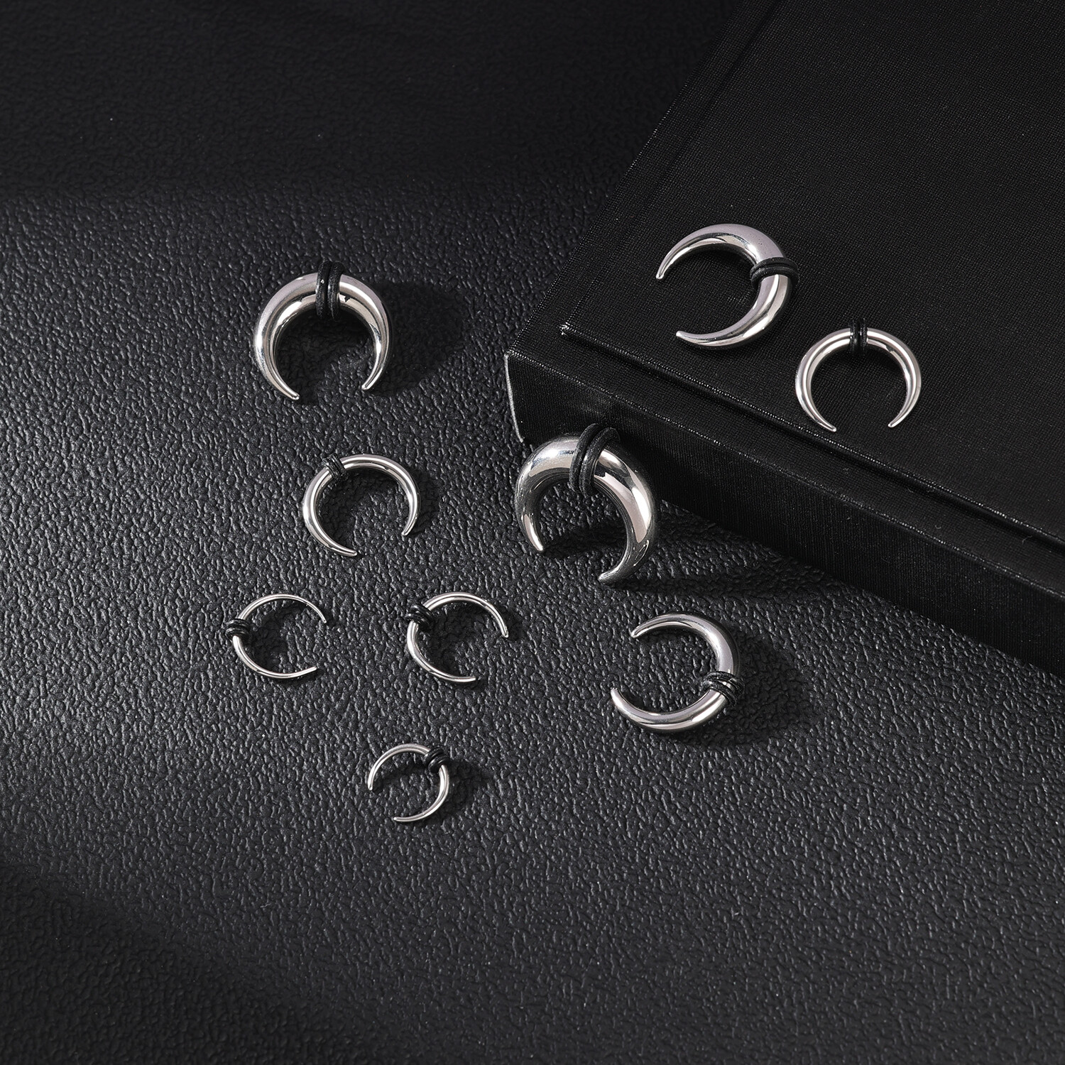 1 Pc Surgical Steel Septum Rings Buffalo Septum Pincher Tapers Nose Ear ...