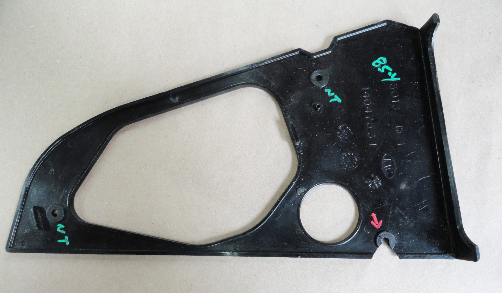 84-89 Corvette Dash Fuse Panel Surround Trim Panel 03828 CRACKED | eBay