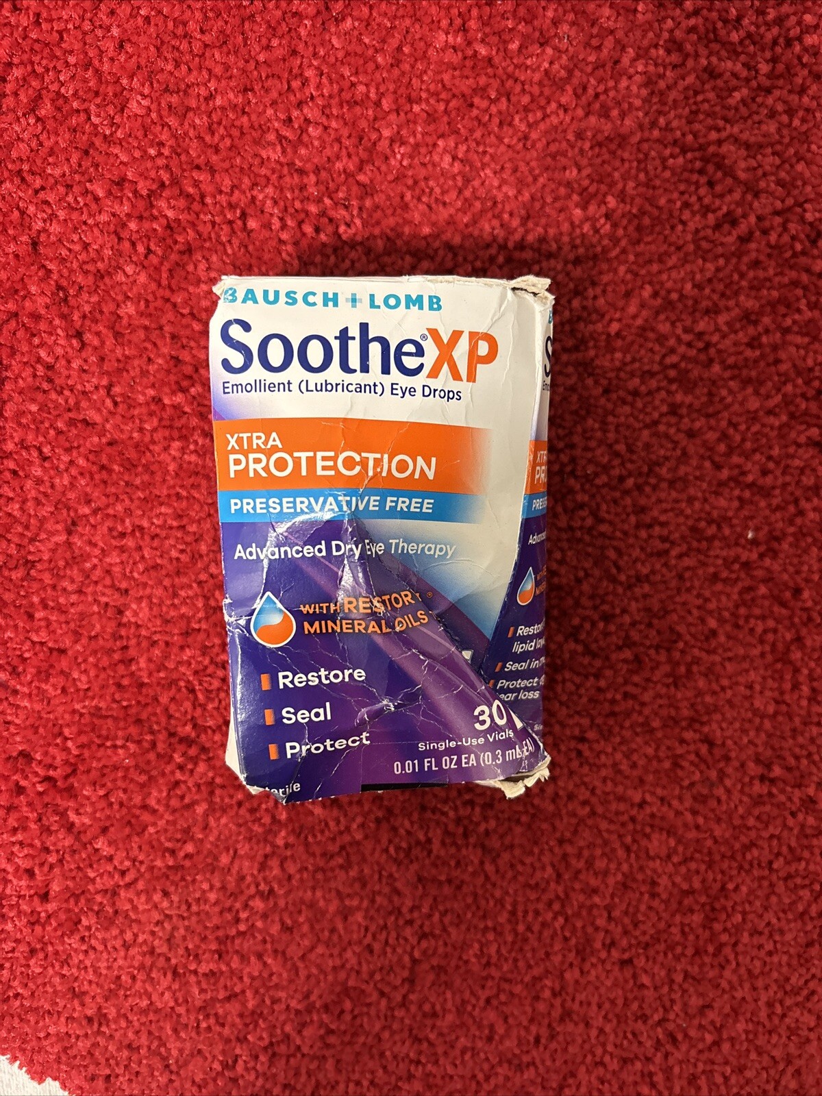 Bausch&Lomb Soothe XP Preservative Eye Drops 30 ct 4 Pack ...