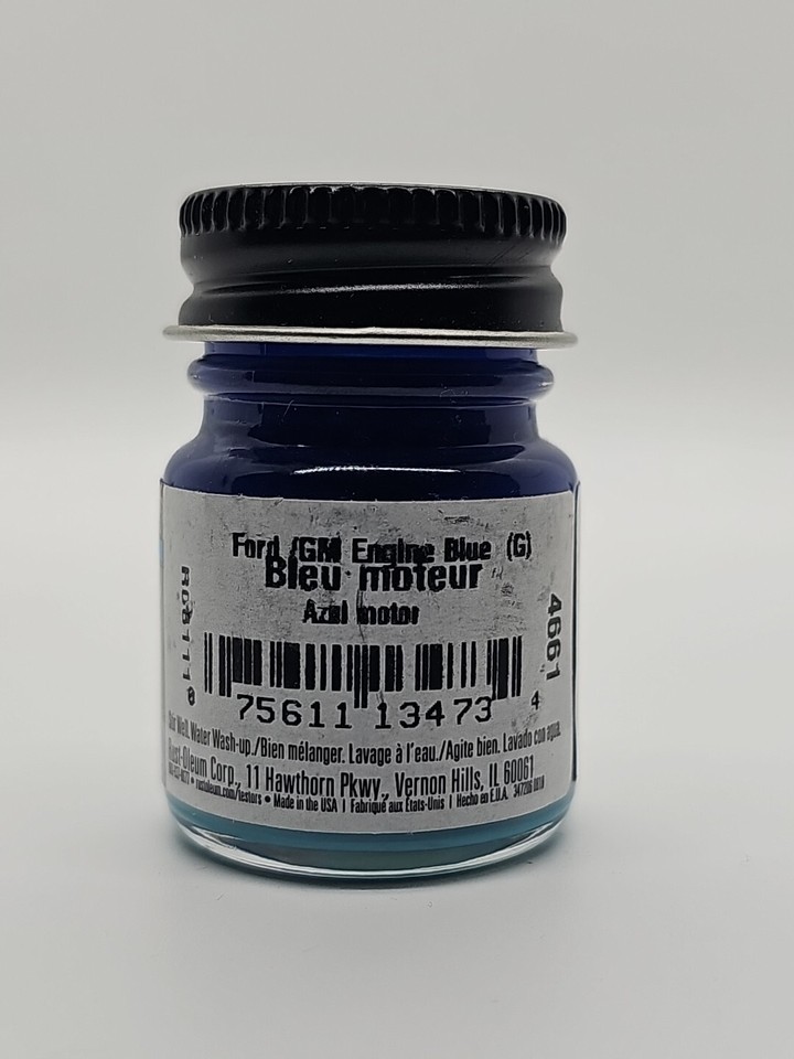 DISCONTINUED Testors Model Master Acrylic Paint: Ford/GM Engine Blue ...