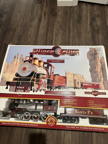 Bachmann Big Hauler Super Chief G Scale Train Set Steam Locomotive ...