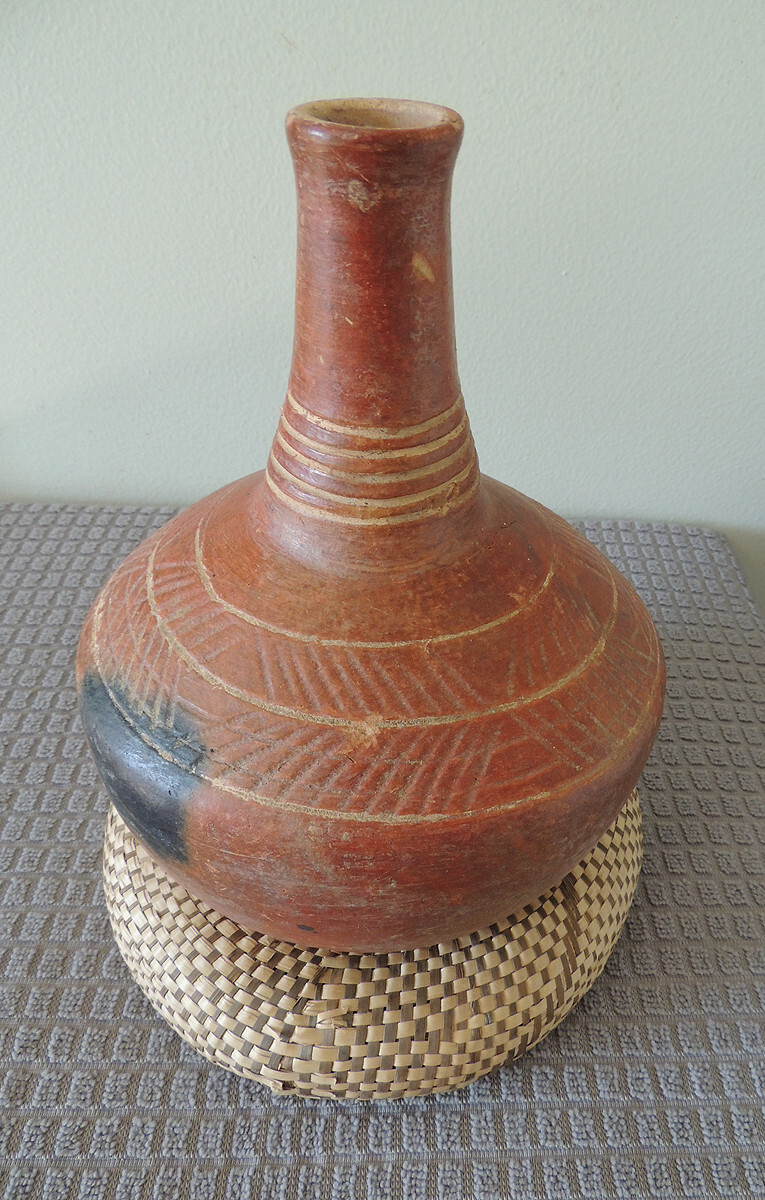 an ancient clay terracotta water pot djenne mali #226 | eBay