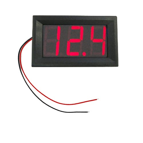 AC 30V-500V 2Wire LED Digital Display Panel Volt Meter Voltage ...