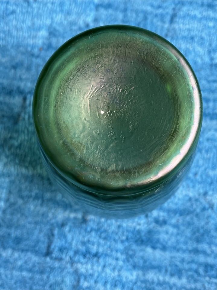 Antique Loetz Bohemian Aeolus Iridescent Art Glass Vase w/ Copper Grape ...