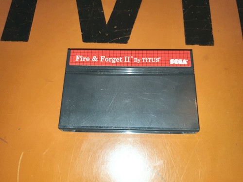 ## Sega Maître Système - Fire & Forget 2 (Seulement La Module,Sans Ovp ...