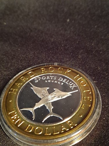 LIMITED EDITION Ten Dollar Gaming Token Hard Rock Hotel Las Vegas ...